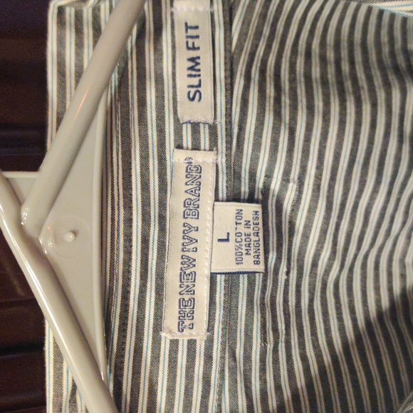 The New Ivy Brand | Shirts | The New Ivy Brand Large Slim Fit Long ...